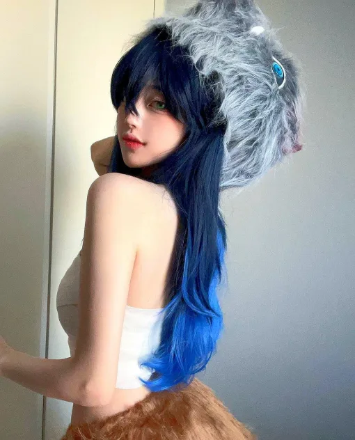 Transform Your Look: Buy Inosuke Hashibira Long Wig Today!
